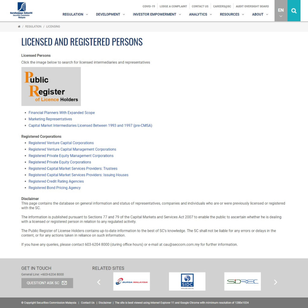 Investor Alert – SIDREC
